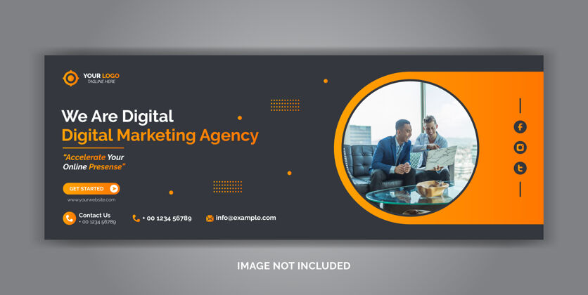 代理营销活动横幅模板数字横向在线图片素材-编号60167851-图行天下